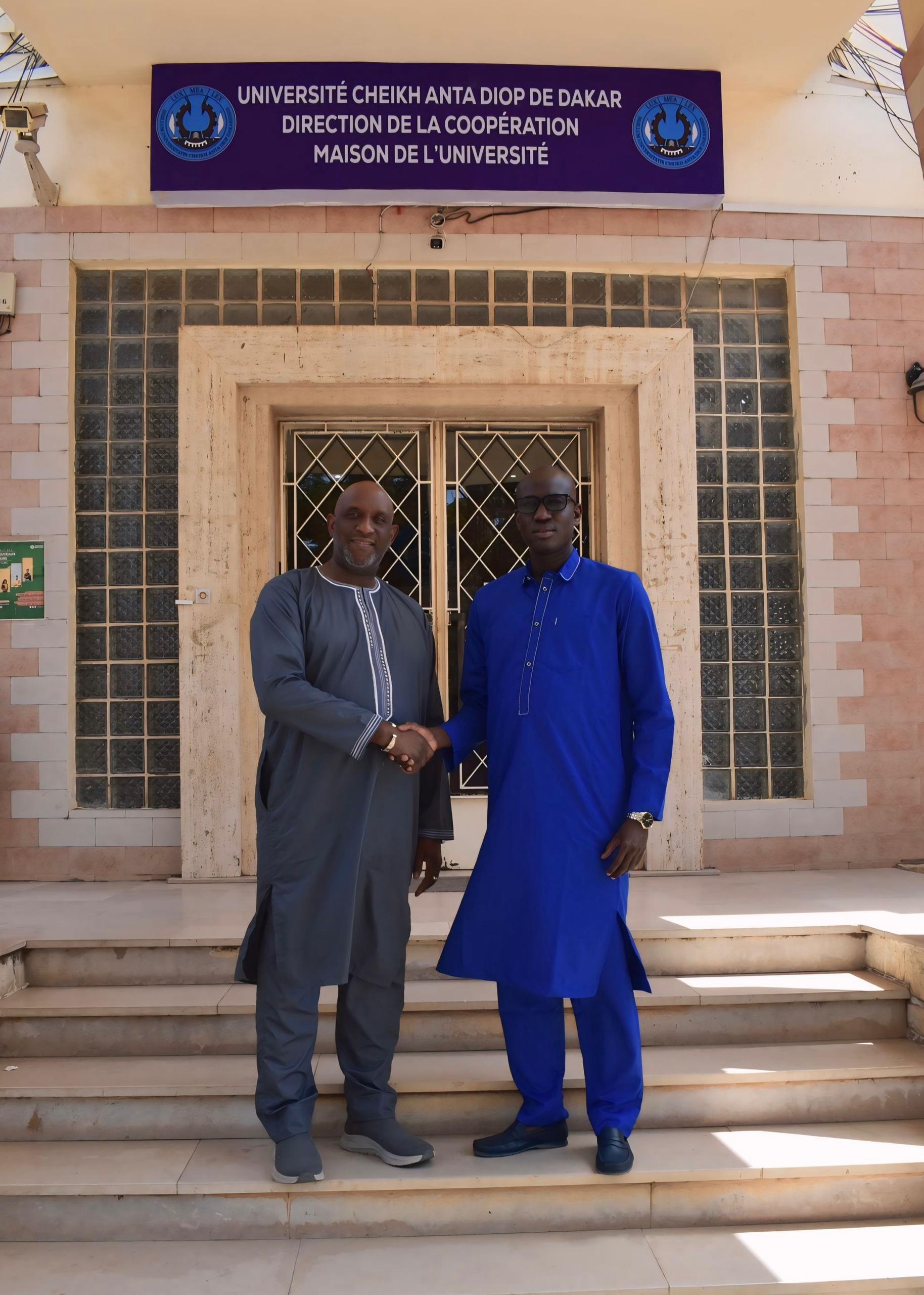 Visite de Mr Oussouby Sacko à la Direction de la Coopération de l’UCAD | Direction coopération